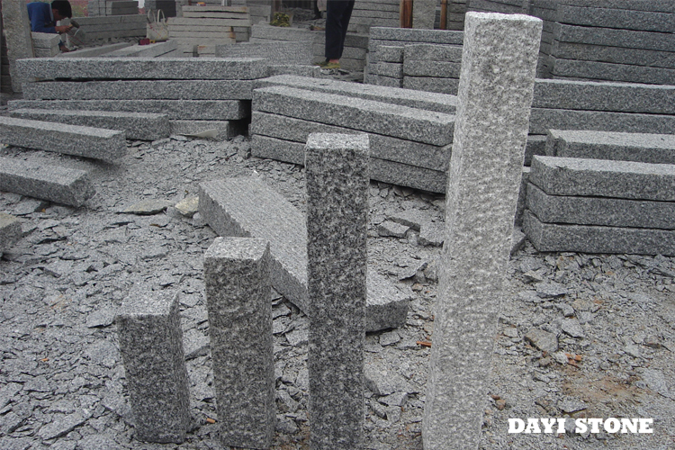 Light Grey Granite Stone Palisade All sides pineapple : Xiamen Dayi ... Light Grey Granite Stone Palisade All sides pineapple : Xiamen Dayi ...
